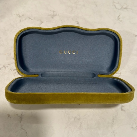 Gucci | Accessories | Authentic Gucci Clamshell Eyeglass Sunglass Case ...